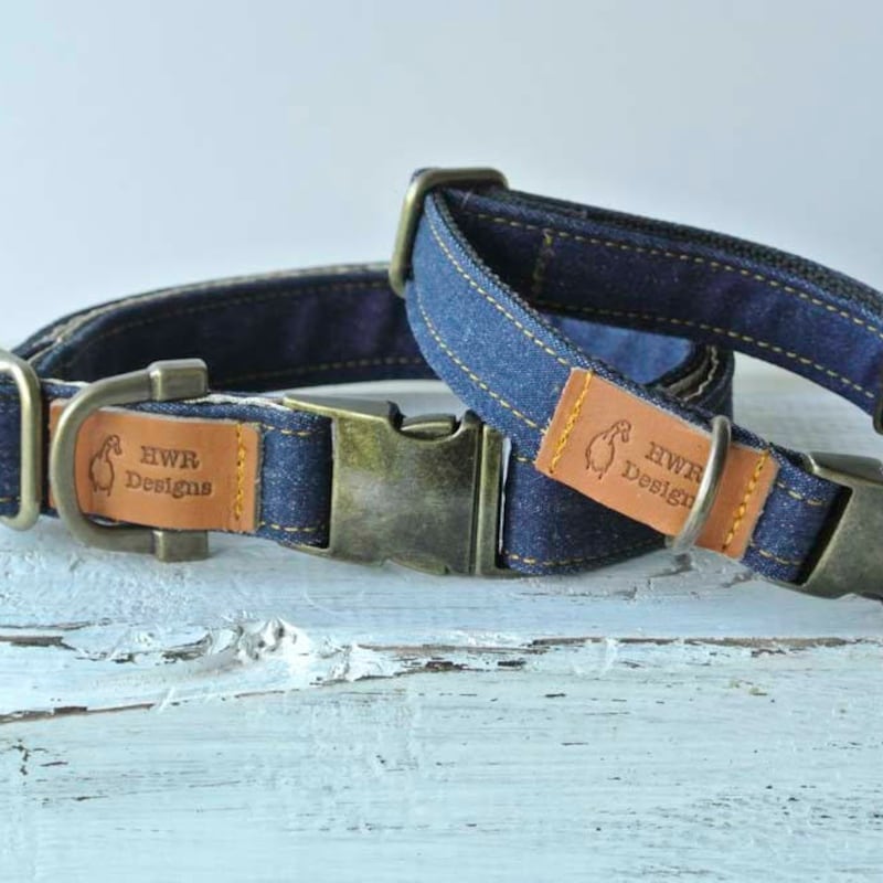 Denim Dog Harness - Etsy