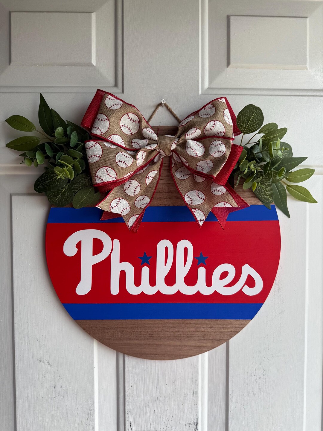 Baseball Phillies Welcome Door Sign - Etsy
