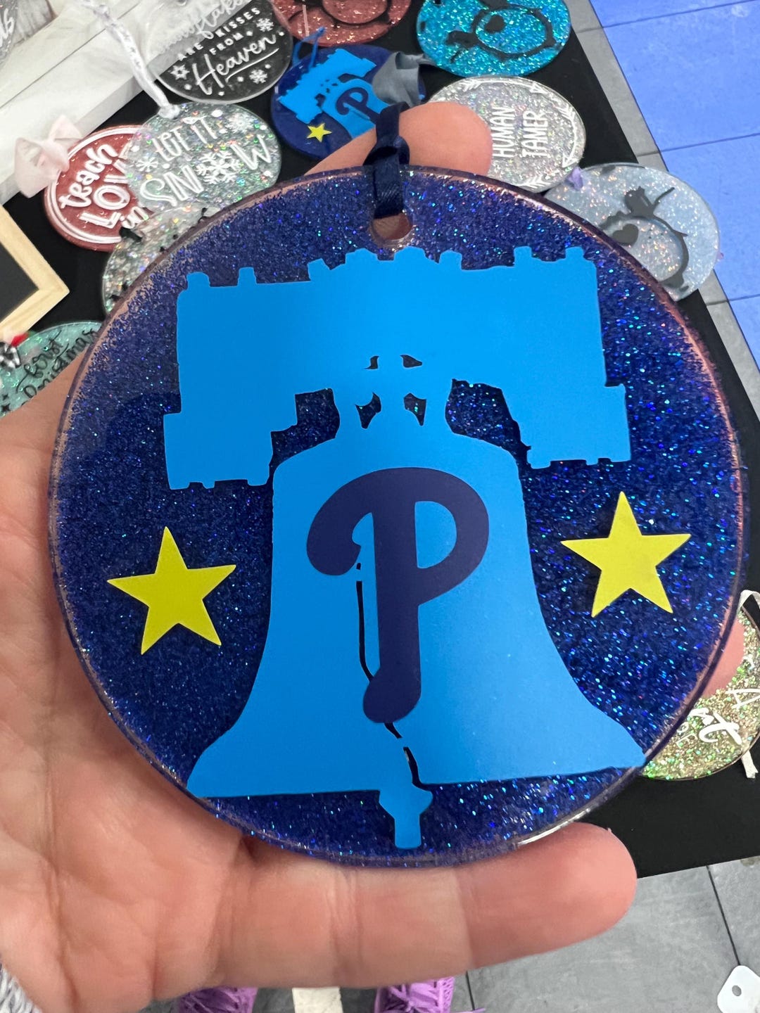 City Connect Phillies Liberty Bell Baseball Christmas Ornament - Etsy