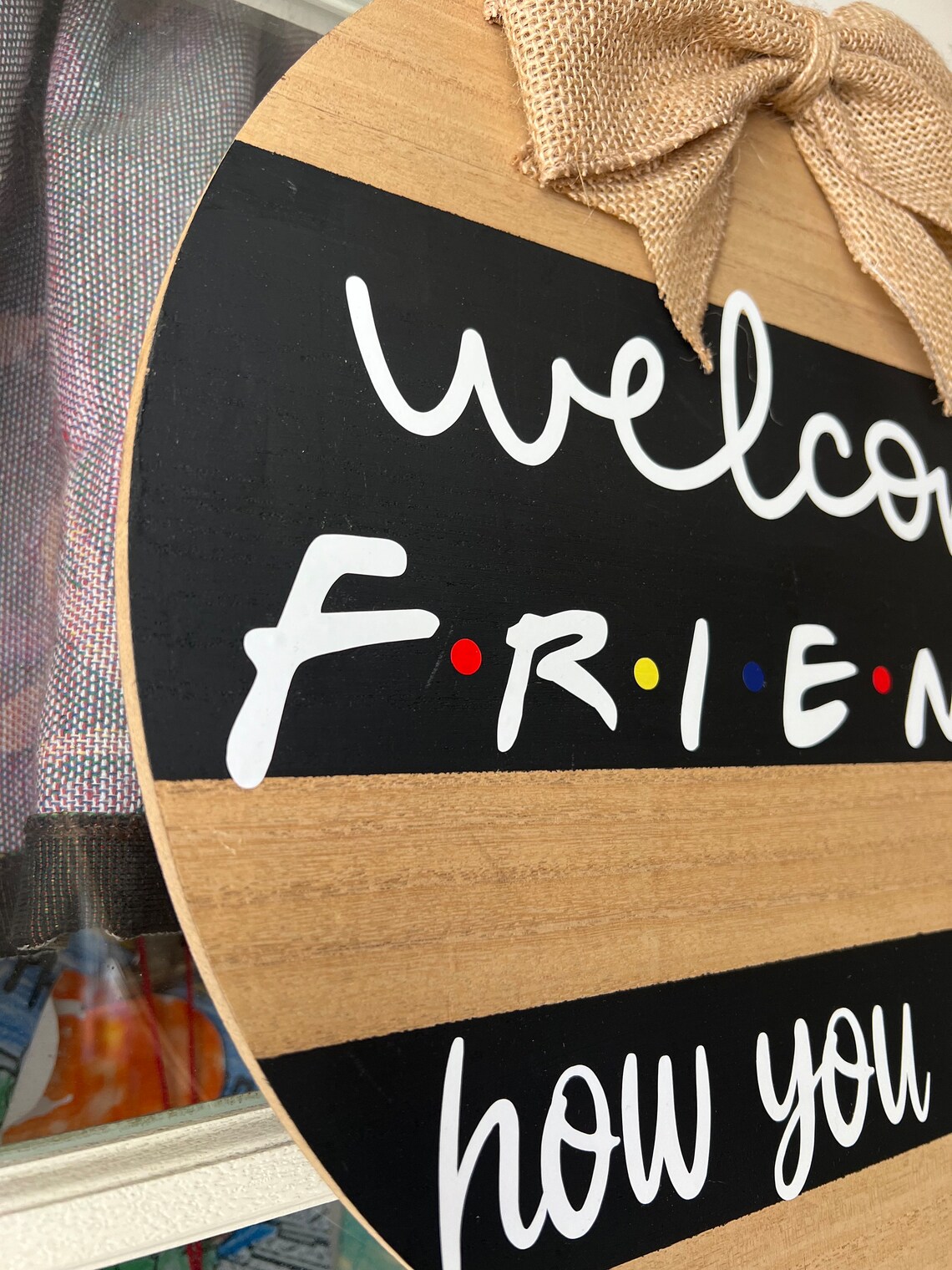 How You Doing Friends Door Sign - Etsy