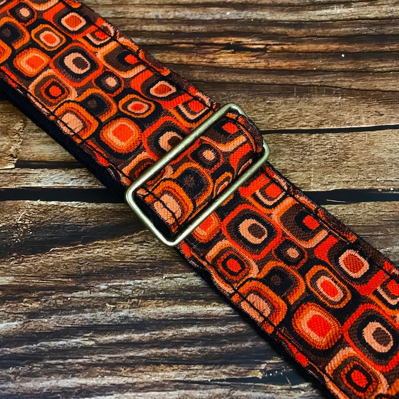 The Brown MOD Strap - Vtar Handmade Vegan Acoustic/electric/bass Guitar ...