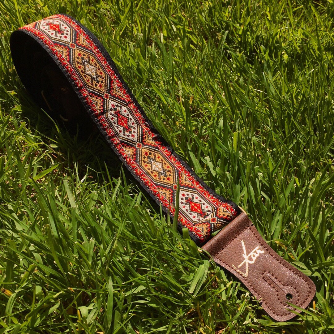 The Spanish Caravan Strap - Vtar Handmade Vegan Acoustic/electric/bass ...