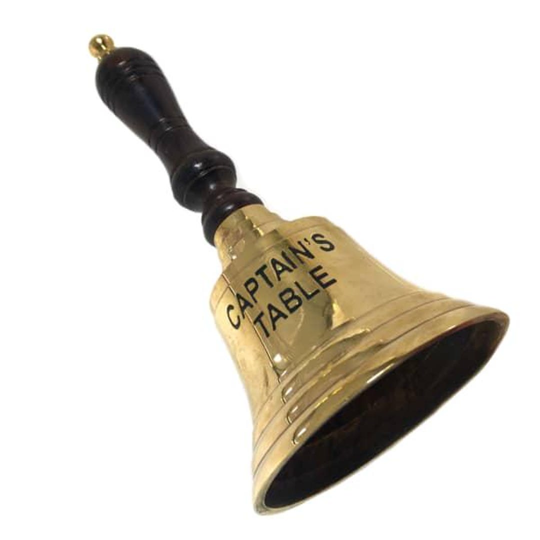 The Ventiano Medium Hand Bell With Wooden Handle - Tuned to C# - Etsy