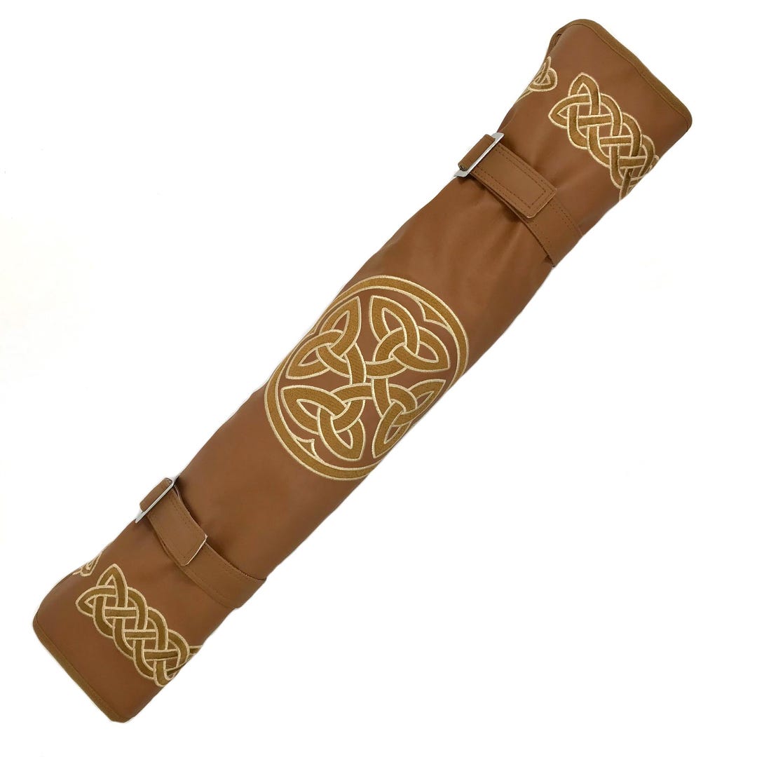 Dannan Brown Vegan Flute / Tin Whistle / Recorder Roll Bag / Case Pouch ...