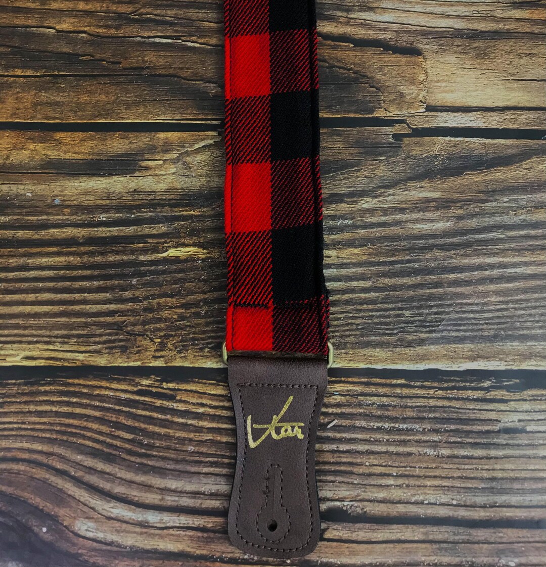 The Rob Roy Tartan Strap - Vtar Handmade Vegan Acoustic/electric/bass ...
