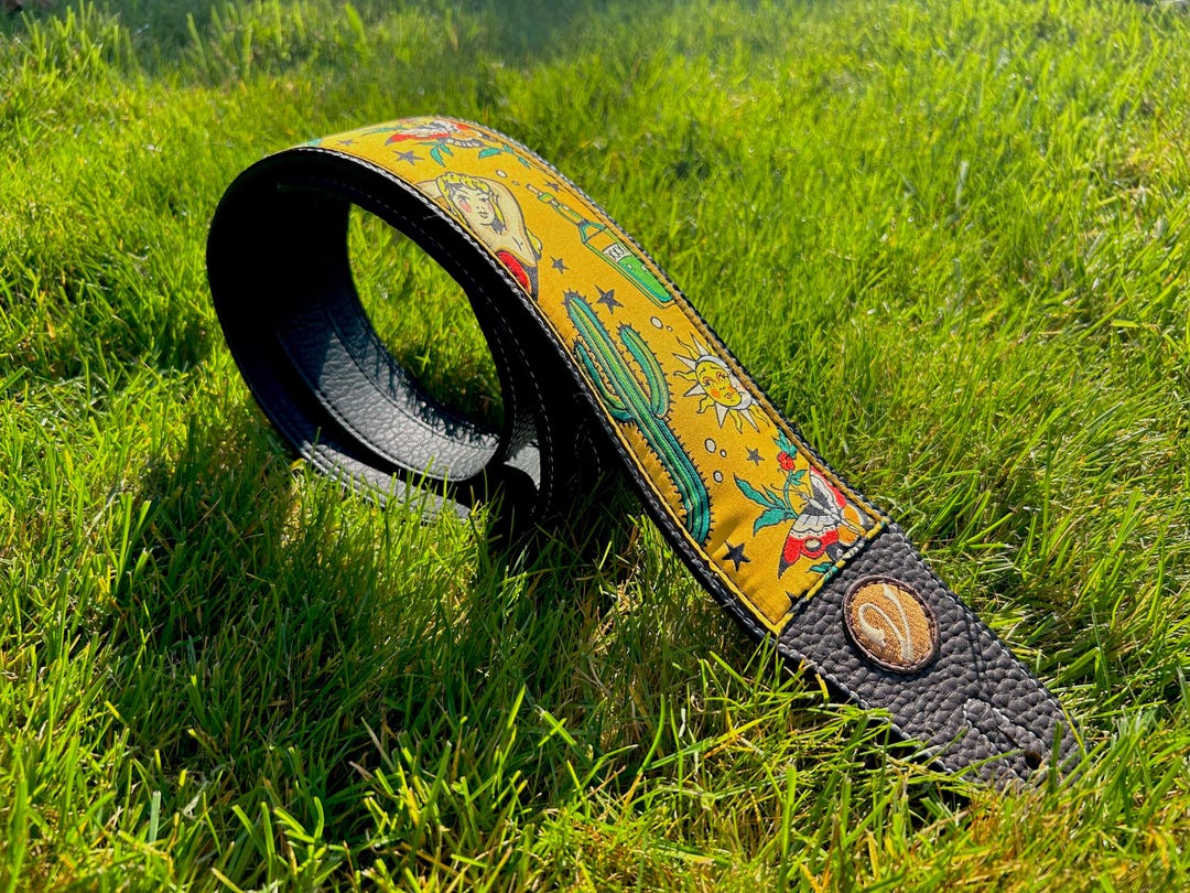 The Hotel California Guitar Strap (american Traditional Tattoo ...