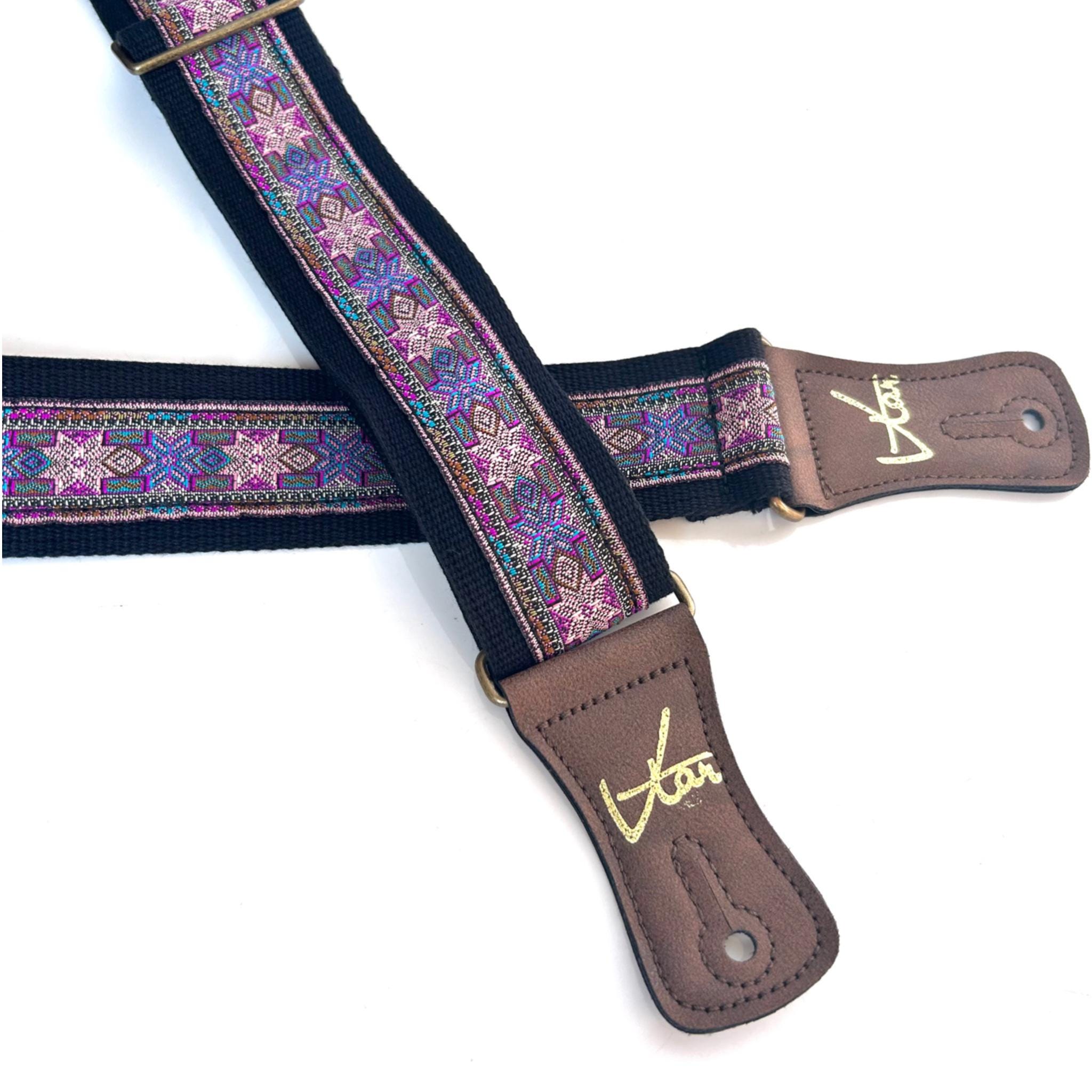 Handmade Colorful Psychedelic Hemp Guitar - Purple Haze VTAR - Etsy