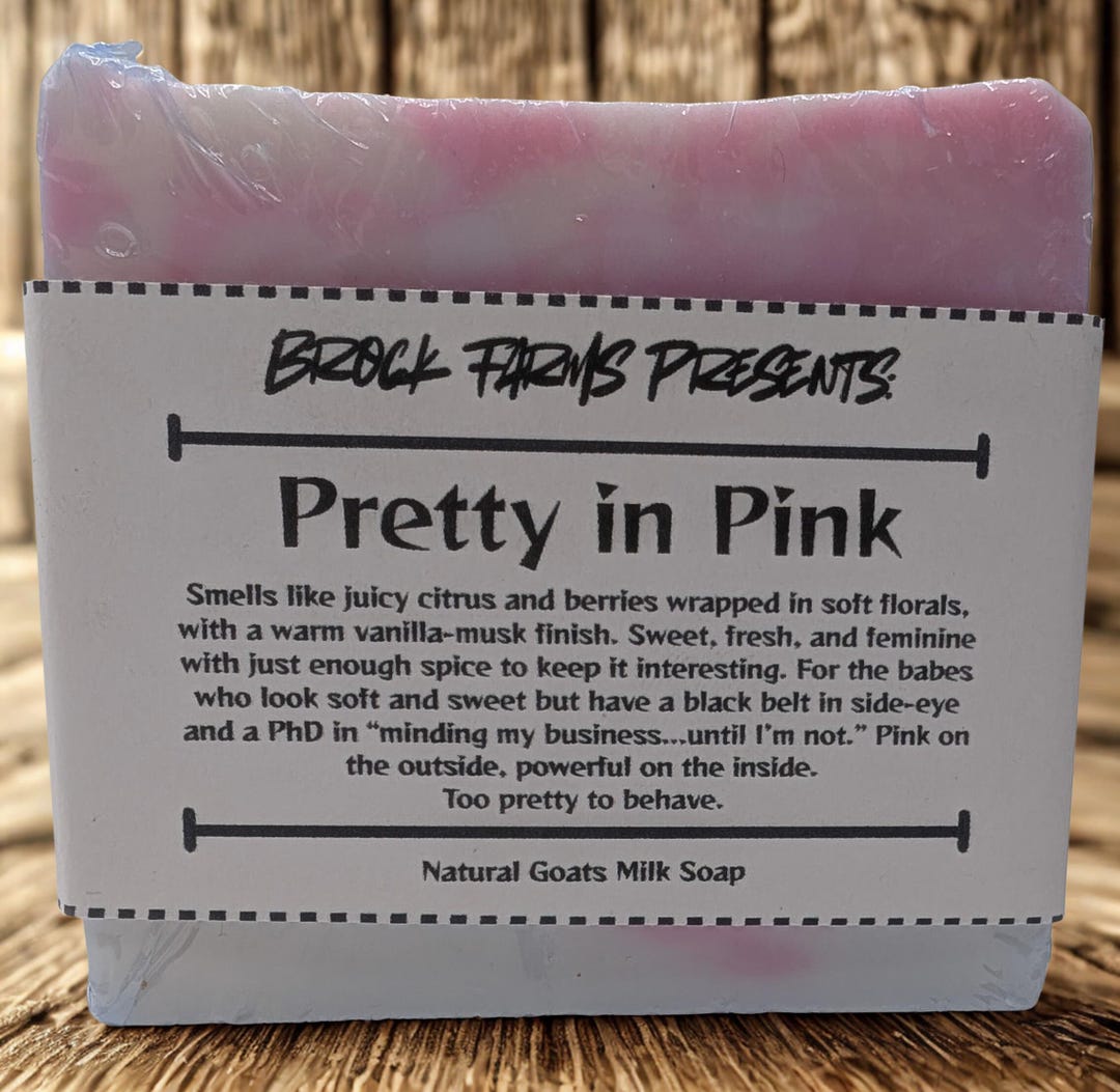 Pretty in Pink Goat Milk Soap | Handmade Fruity Floral Soap Bar ...