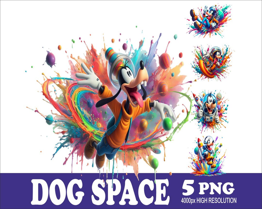 5 PNG Goofy Space Watercolor Tshirt Mug Tumpler Sublimation Png Design ...