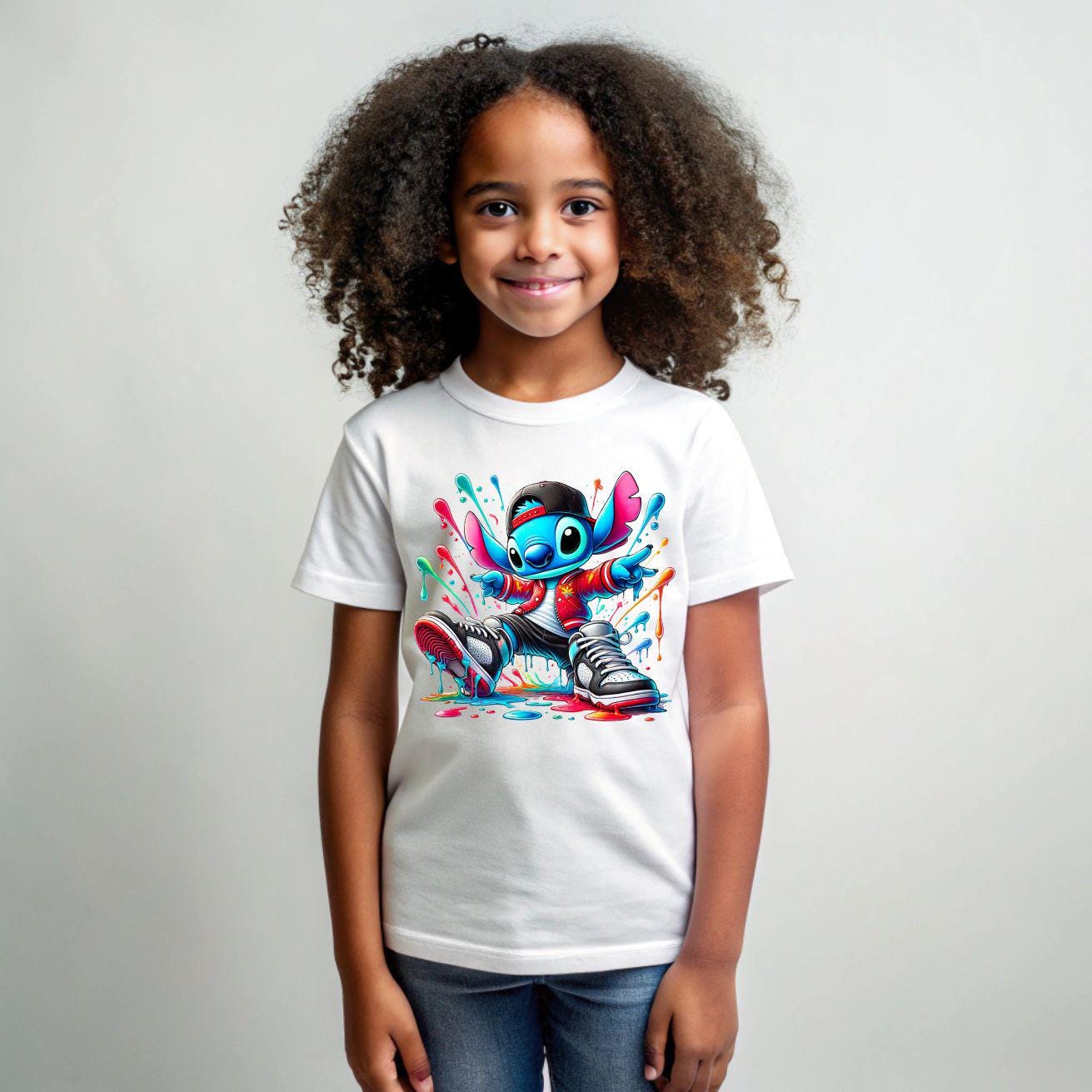 5 PNG Stitch Break Dance Design Watercolor Tshirt Mug Tumpler ...