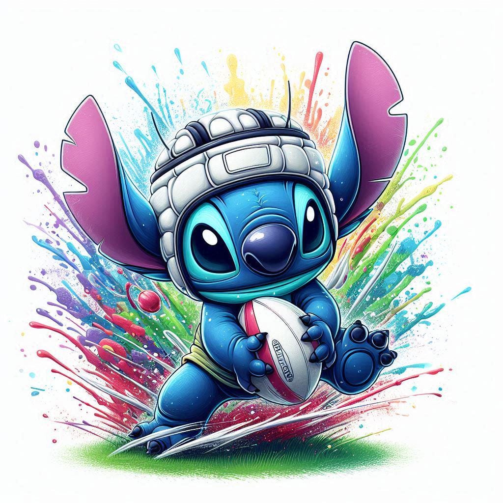 5 PNG Stitch Rugby Design Watercolor Tshirt Mug Tumpler Sublimation Png ...