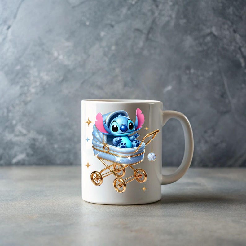 5 PNG Stitch Baby Design Watercolor Tshirt Mug Tumpler Sublimation Png ...