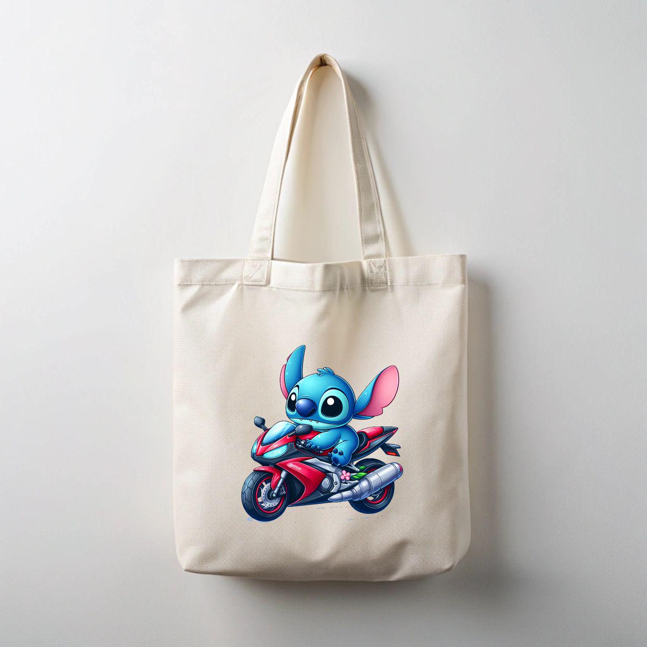 Stitch Motorcycle Design Watercolor PNG Designs: Sublimation Graphics ...