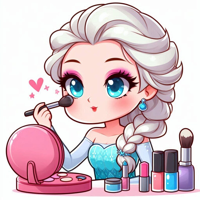 Princess Elsa Design: High-resolution PNG Designs (5 Files) - Etsy