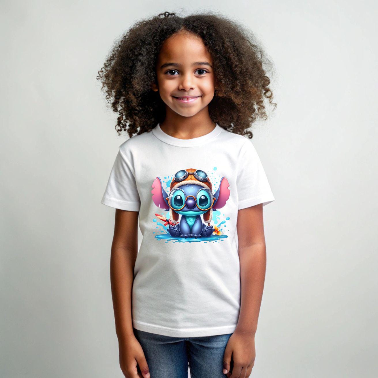 5 PNG Stitch Pilot Design Watercolor Tshirt Mug Tumpler Sublimation Png ...