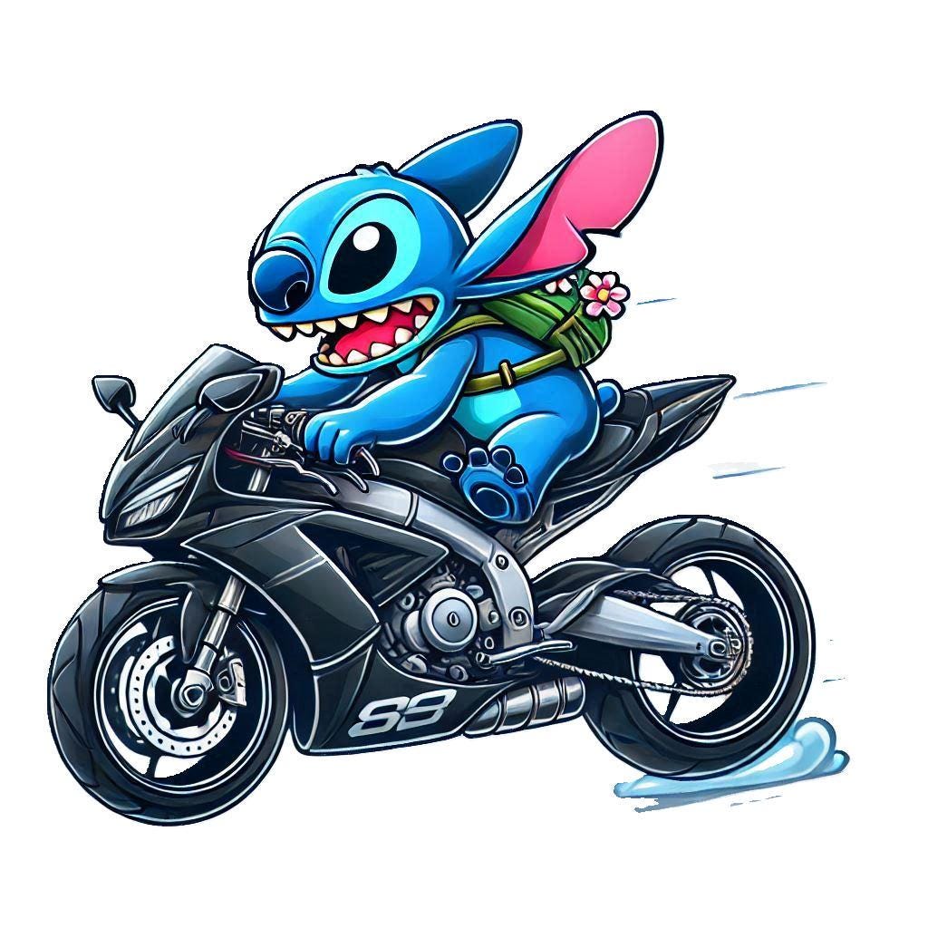 5 PNG Stitch Sport Moto Design Watercolor Tshirt Mug Tumpler ...