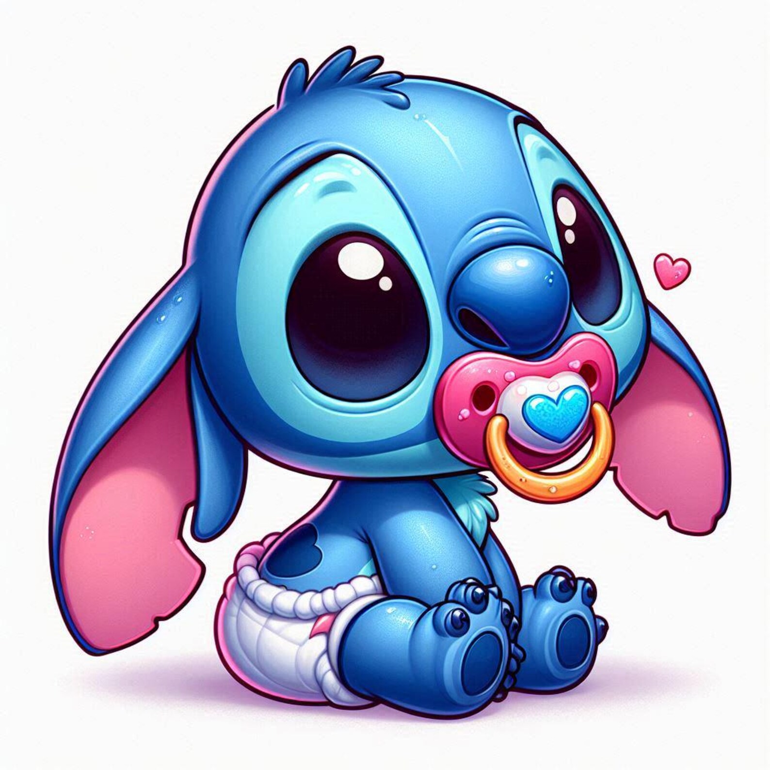Stitch Baby Design Watercolor PNG: Sublimation Print Set (5 Files) - Etsy