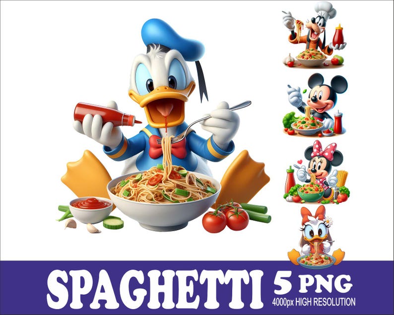 5 PNG Spaghetti Design Watercolor Tshirt Mug Tumpler Sublimation Png ...