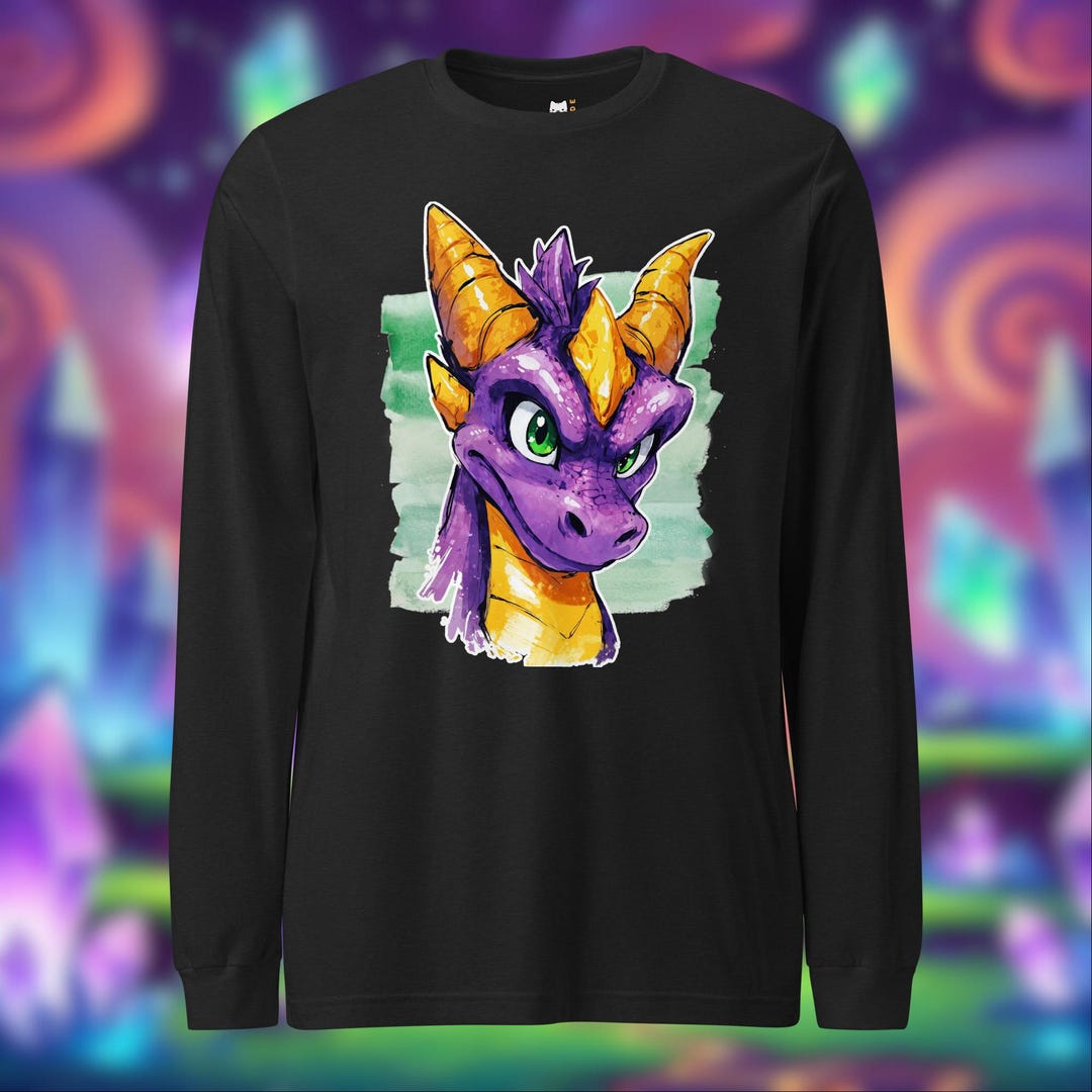 Spyro, Long Sleeve T-shirt, Graphic Sweatshirt, Gifts, Unisex Gamer and ...