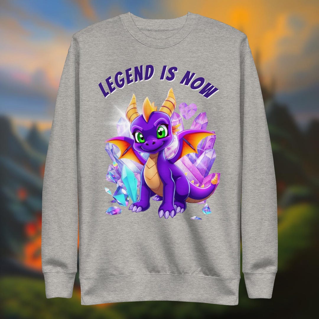 Spyro, Purple Mysterious Cool, Graphic Sweatshirt, Gifts, Unisex Gamer ...