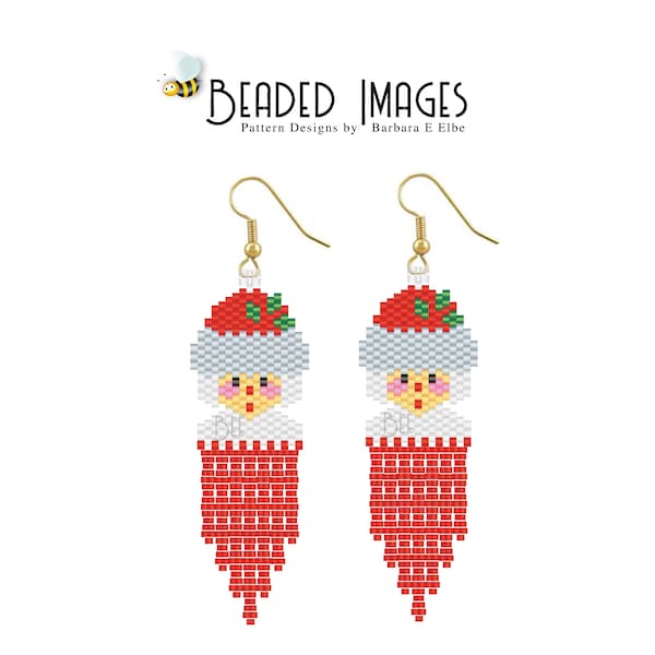 Santa Claus Earrings - Etsy