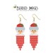 Mrs. Santa Claus Beaded Christmas Earring PATTERN 251B - Etsy