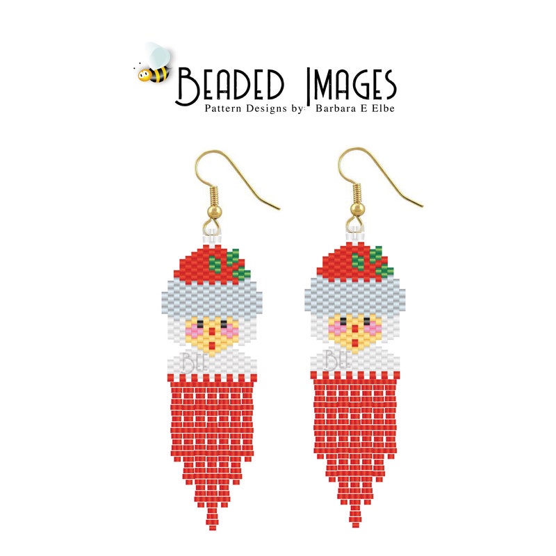 Santa Claus Earrings - Etsy