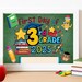 First Day of 3rd Grade Sign 2025 | Printable Chalkboard Style Back to ...