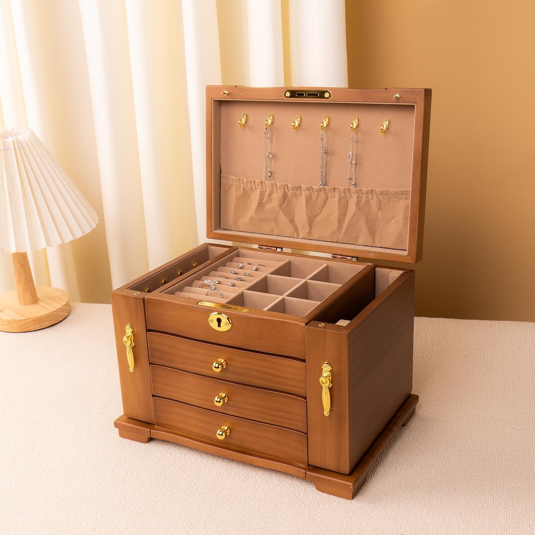 Jewelry Boxes/wooden Jewelry Boxes/jewelry Storage Box/unique Jewelry ...