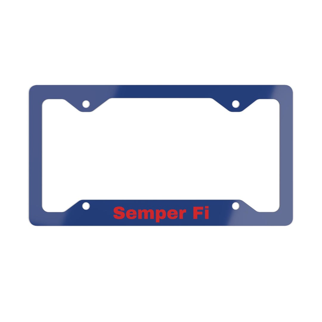 Semper Fi Metal License Plate Frame - Etsy