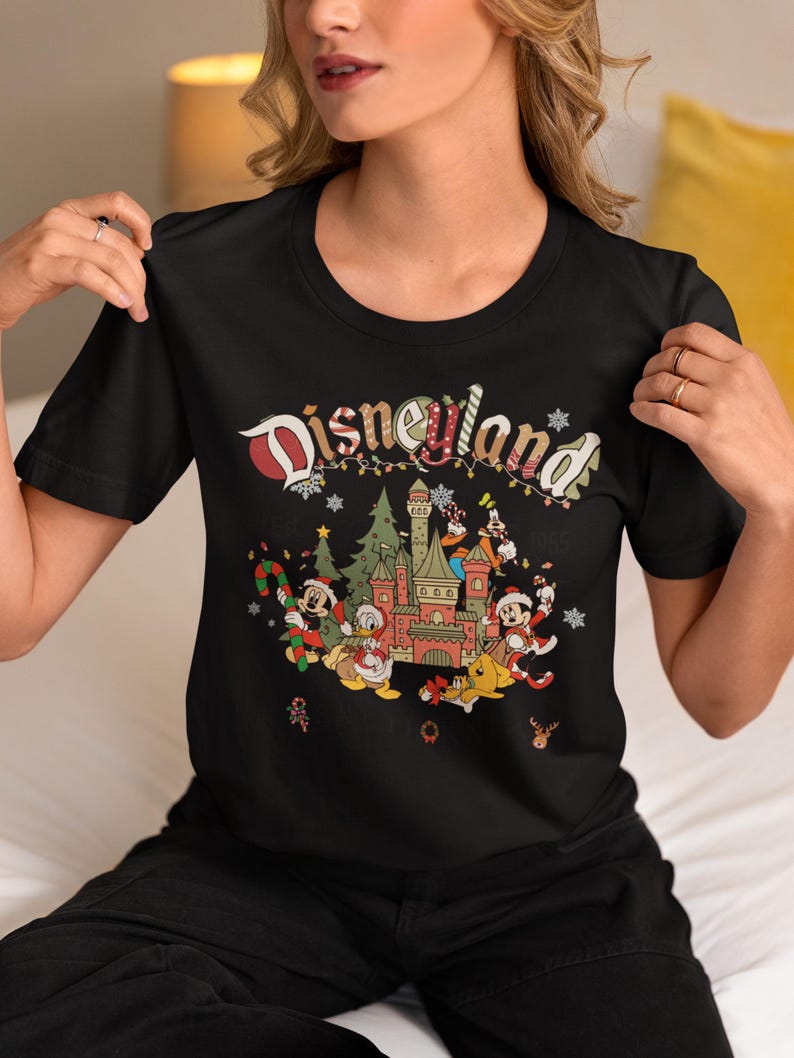 Disneyland Christmas DTF Transfer, Disney Family Heat Press - Etsy