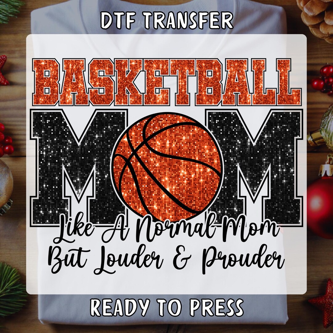 Basketball Mom DTF Transfer: Ready to Press - Etsy