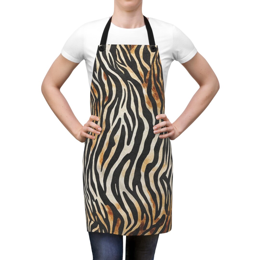 Stylish Zebra Print Apron for Home Chefs - Great Gift for Cooking ...