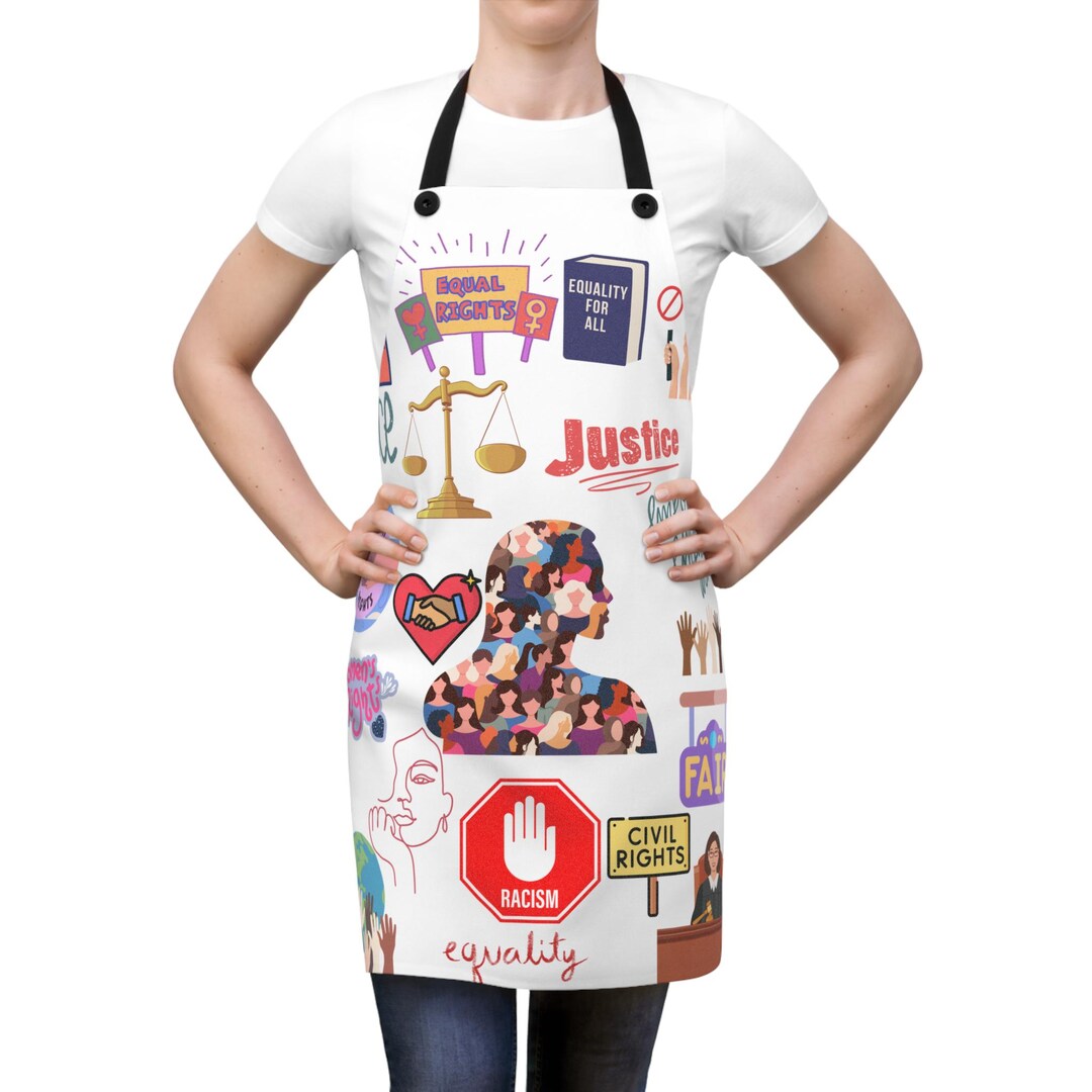 Empowered Women History Month Apron, Feminist Kitchen Apron, Equality ...