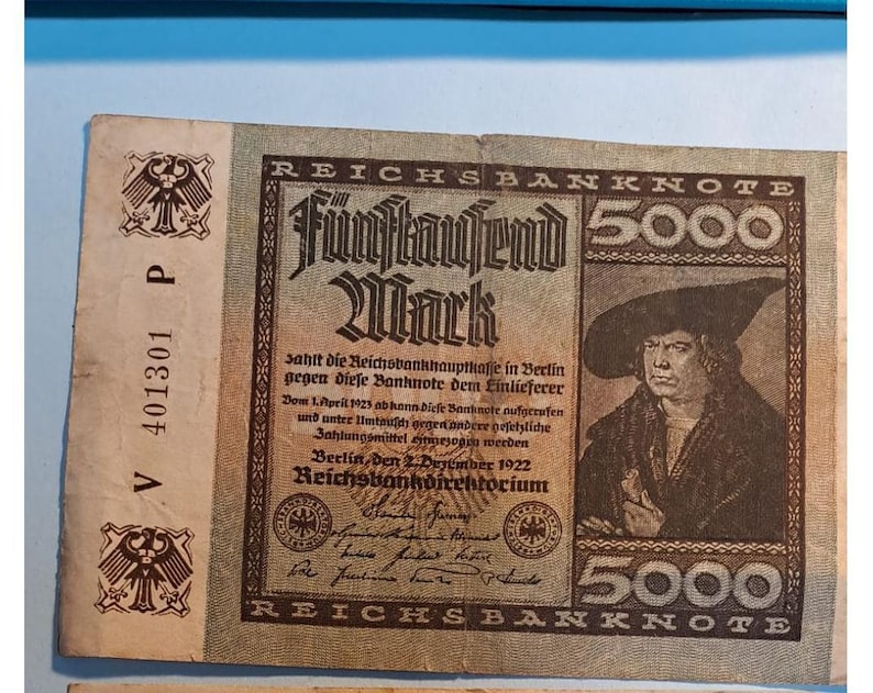 German Money From the Era of the German Reich 1922. 100 Years - Etsy