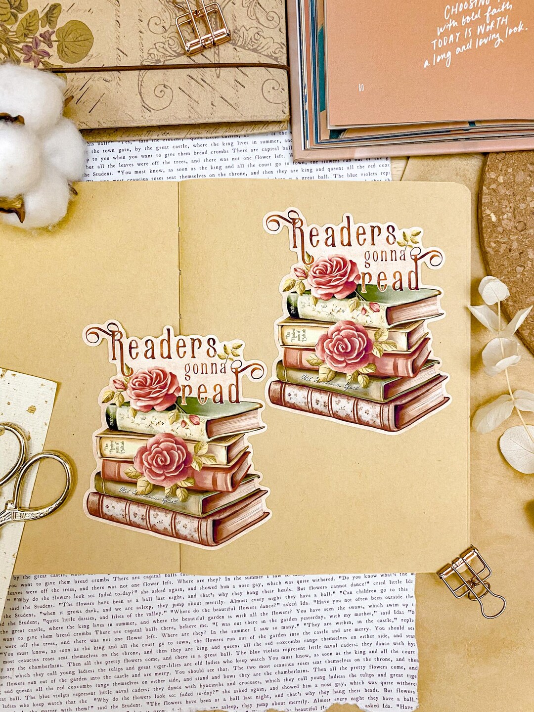 Readers Gonna Read Vinyl Sticker, Book Sticker, Waterproof Sticker ...