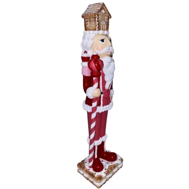 Christmas Pink Red Colonel 18" NUTCRACKER Cookie Icing Gingerbread ...