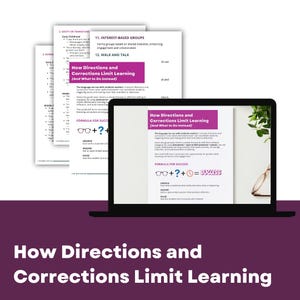 How Directions and Corrections Limit Learning | Digital Teaching ...
