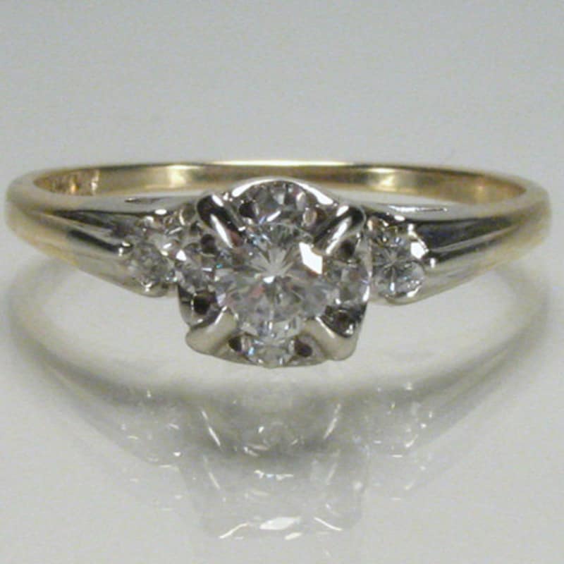 Illusion Diamond Ring - Etsy