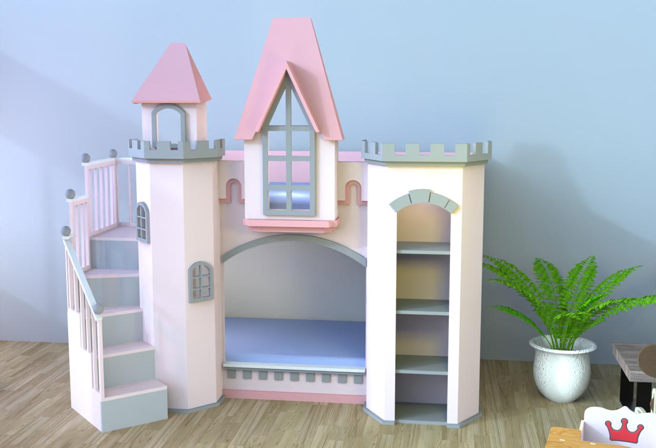 Princess Tower Castle Bed Production File Include Digital Manual How to ...