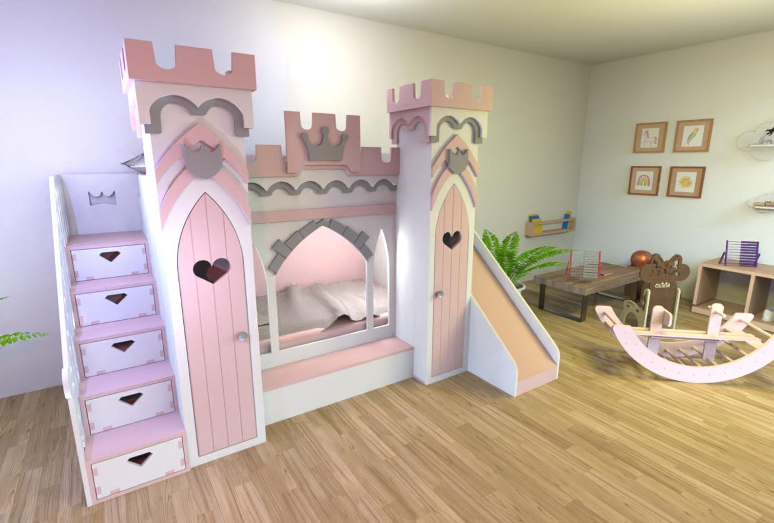 Princess Castle Bed Production File Include Digital Manual How to Make ...