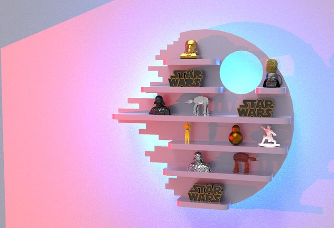 Death Star Shelves Star Wars Legion Collection Shelf: Soar Into the ...