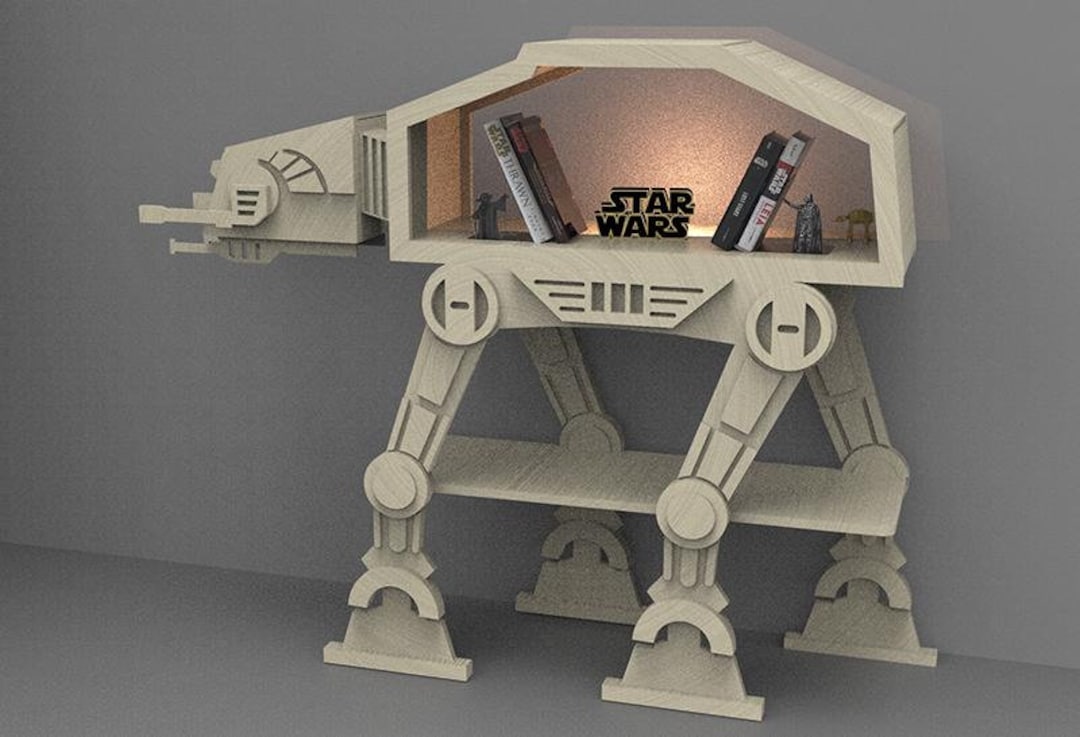 At-at Shelves Star Wars Legion Rebel Collection Shelf: Soar Into the ...