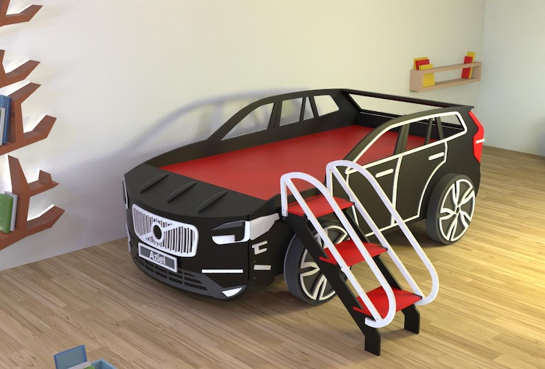 Volvo XC90 Car Bed PRODUCTION PLAN Creative Toddler Cnc File Plywood ...