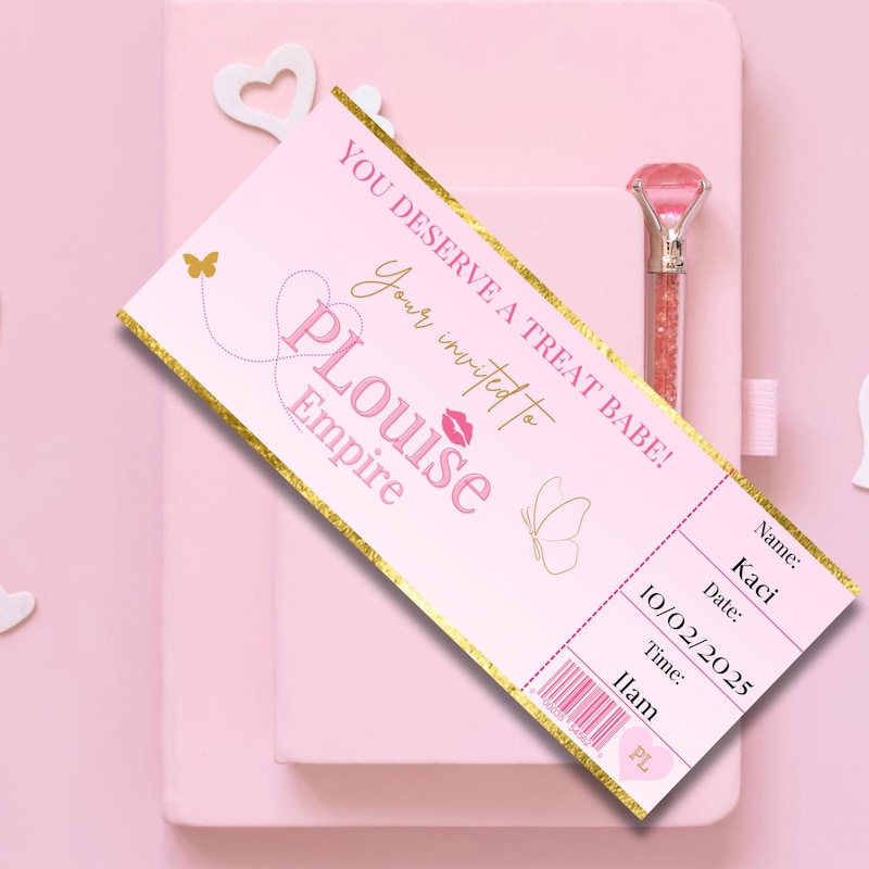 Personalized Louise Tickets - Etsy Canada