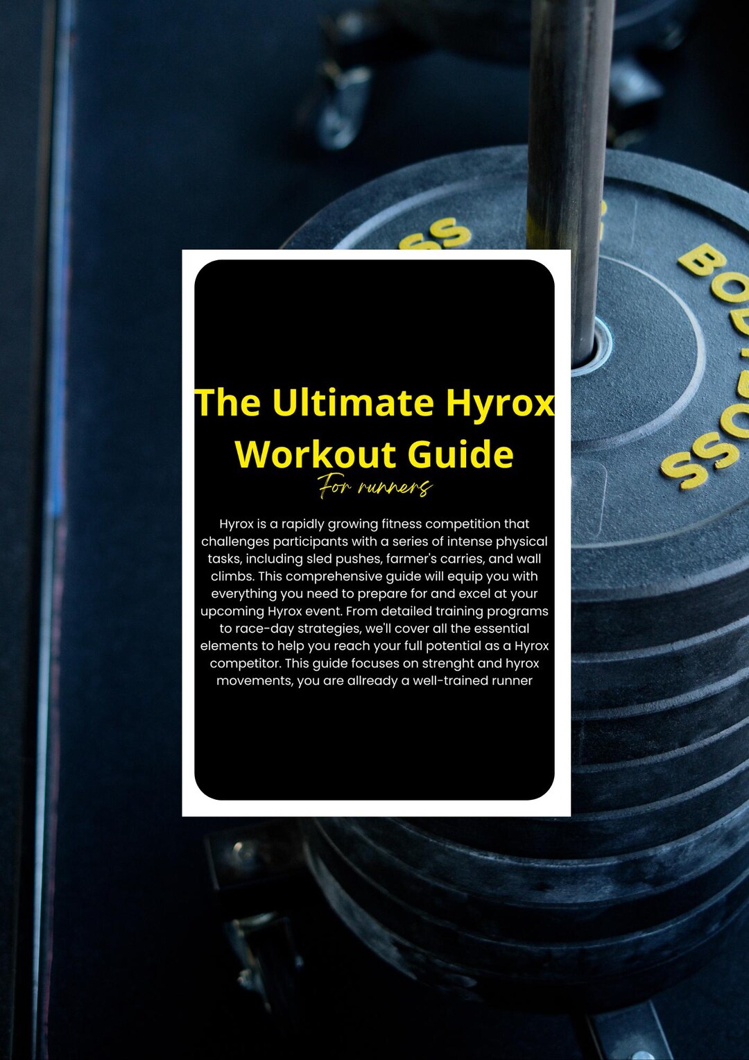 Hyrox Training Guide for Runners - Etsy