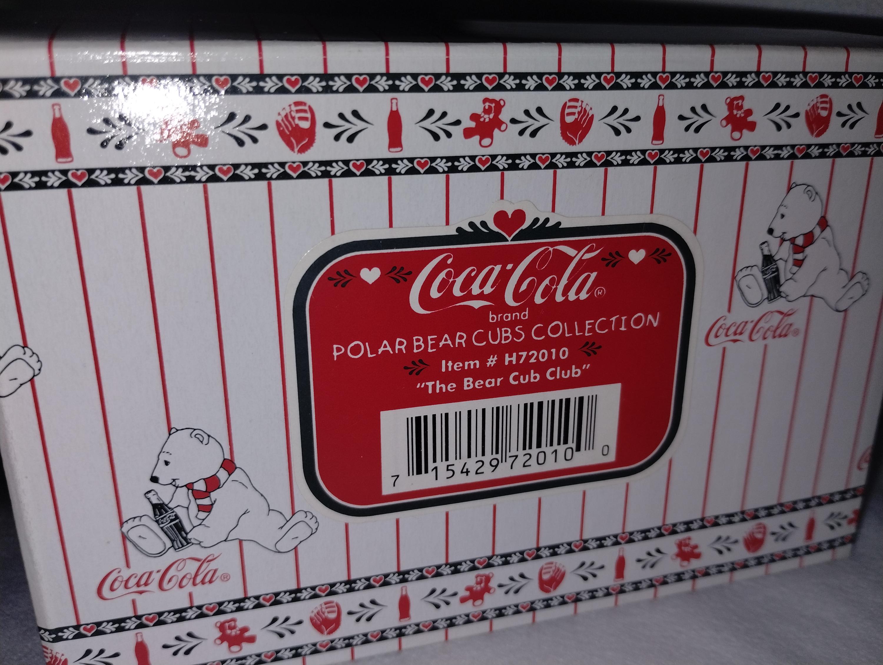 1995 Coca-cola Polar Bear Cubs Collection "the Bear Cub Club" Item ...