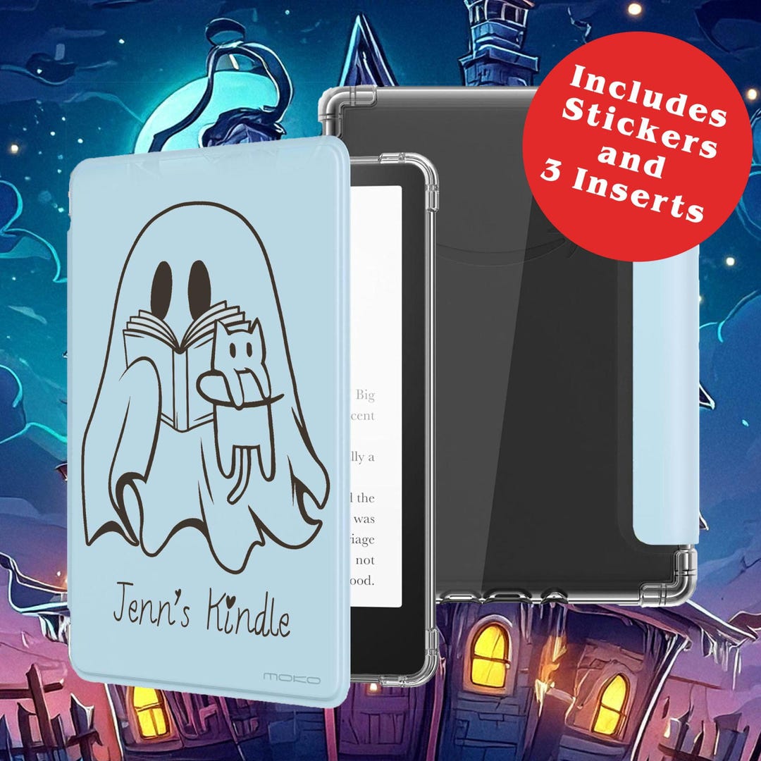 Custom Engraved "ghost" Kindle/ereader Cover Kit, Personalized Kindle ...