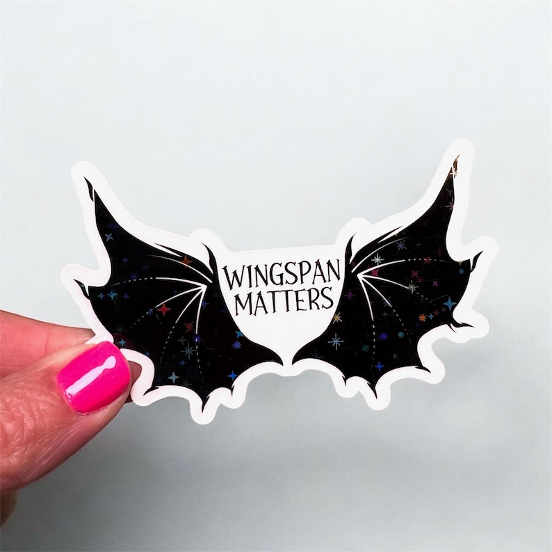 Wingspan Matters Sticker-romantasy Book Stickers - Etsy