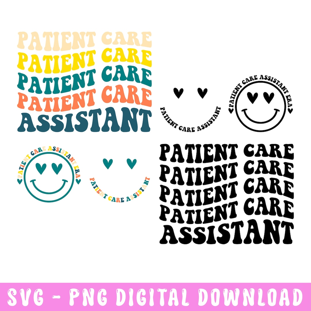 Patient Care Assistant SVG, Patient Care Assistant PNG, Sublimation ...